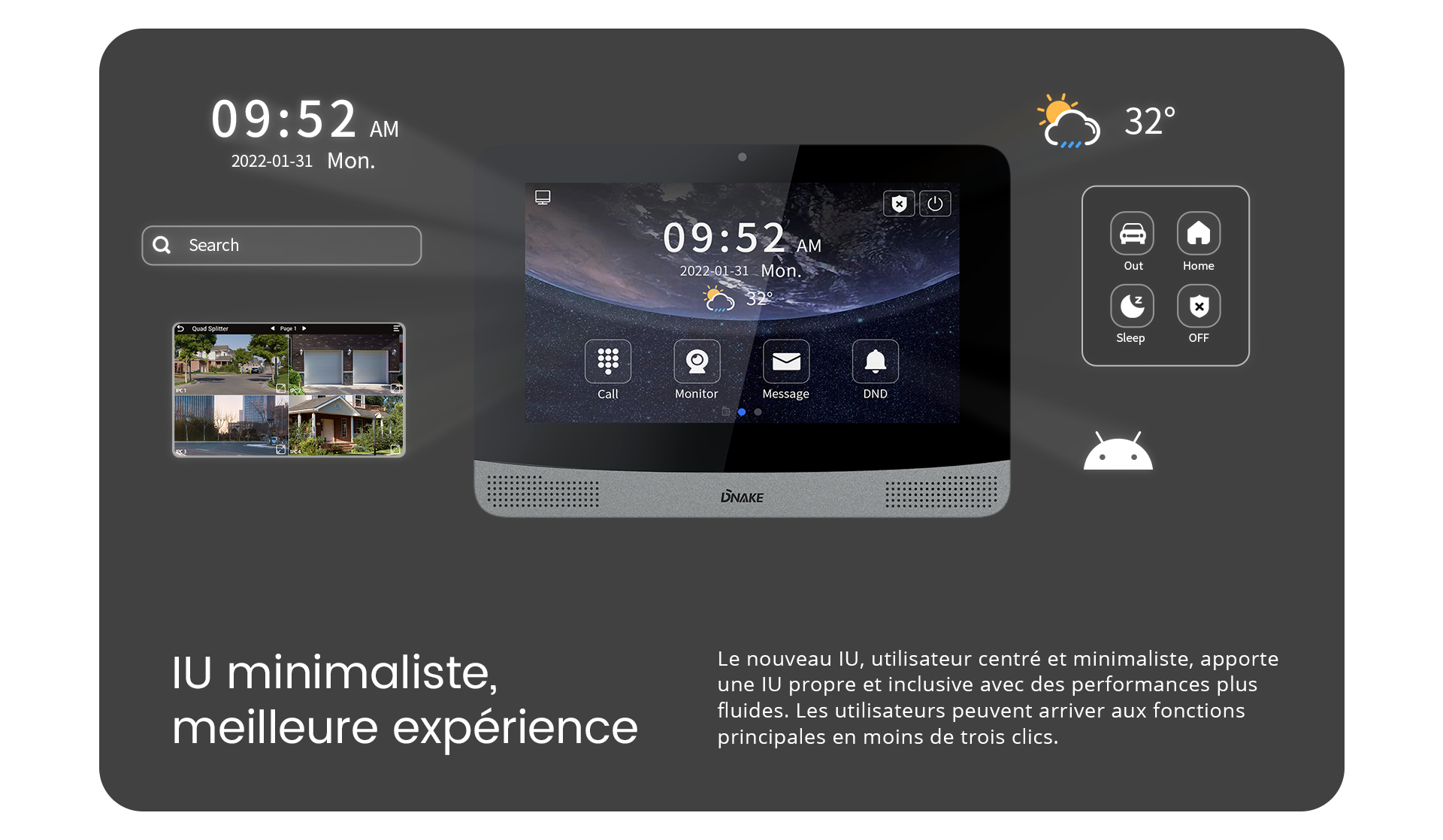 Android 10 Interphone Vidéo - Dnake Intelligent Technology Co., Ltd.