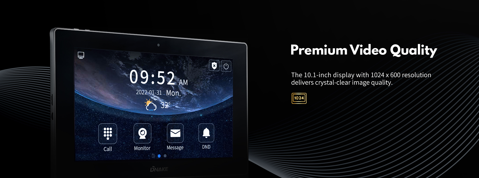 10.1” Android Indoor Monitor Manufacturer and Supplier | Dnake