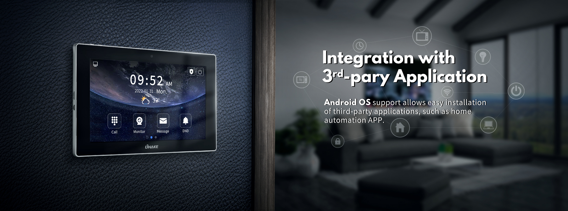 10.1” Android Indoor Monitor Manufacturer and Supplier | Dnake