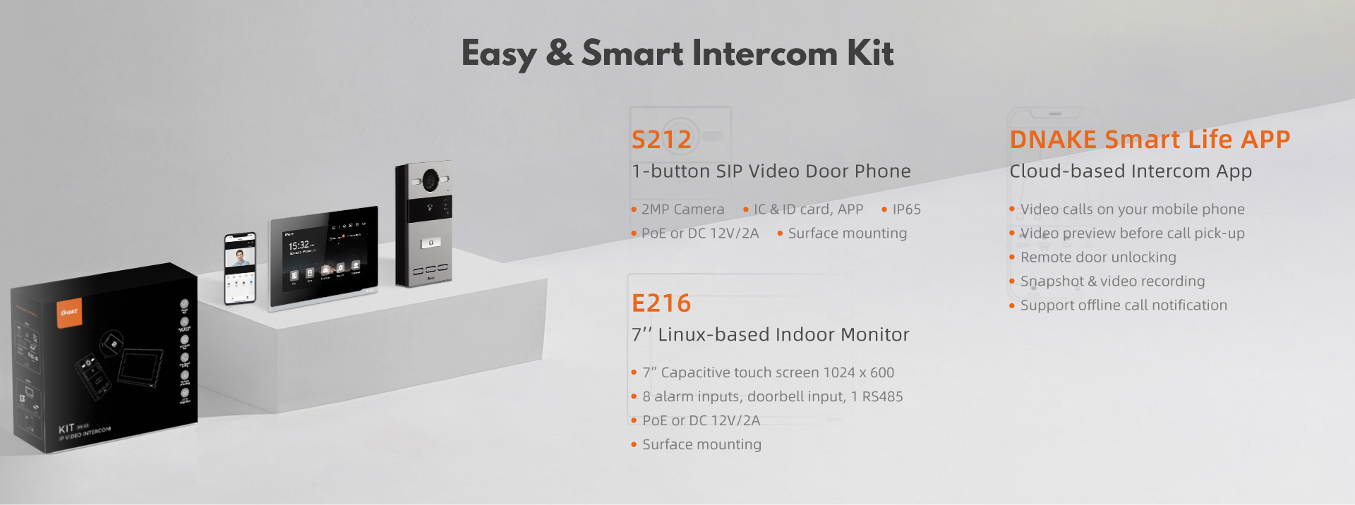 IP Video Intercom Kit Manufacturer and Supplier | Dnake