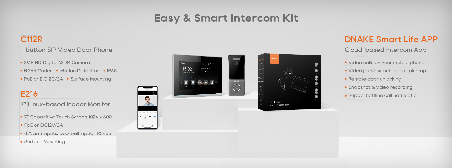 IP Video Intercom Kit Manufacturer and Supplier | Dnake